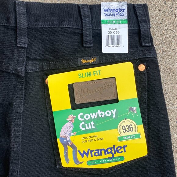 Wrangler | Jeans | Nwt Wrangler Cowboy Cut Slim Fit Jeans Shadow Black ...